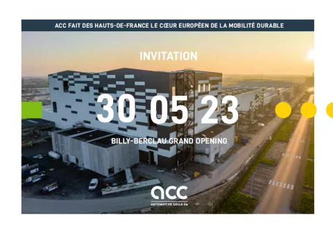 ACC inaugure sa première Gigafactory à Billy-Berclau/Douvrin | Automotive Cells Company